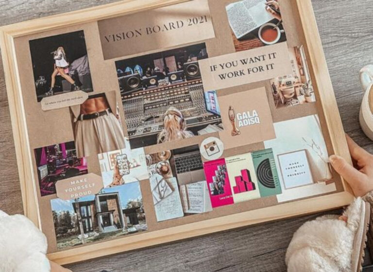 Make a Vision Board：相信吸引力法則的力量，把你心中所想都放在夢想板上 - Hello Yogis